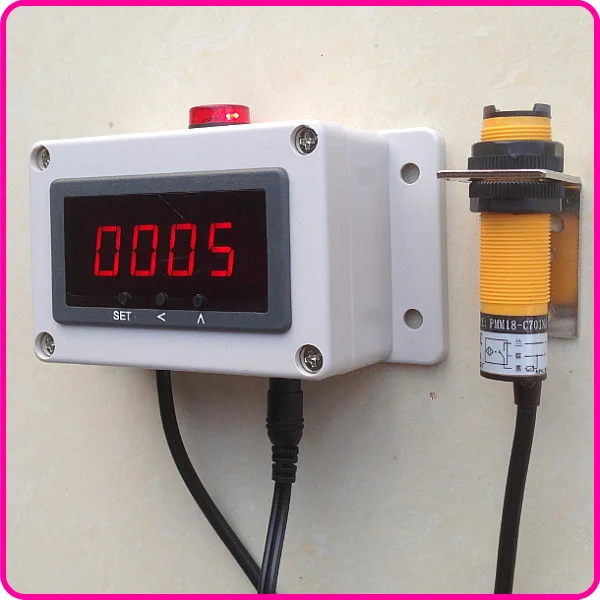 Infrared inductive digital display counter conveyor belt equipment ...
