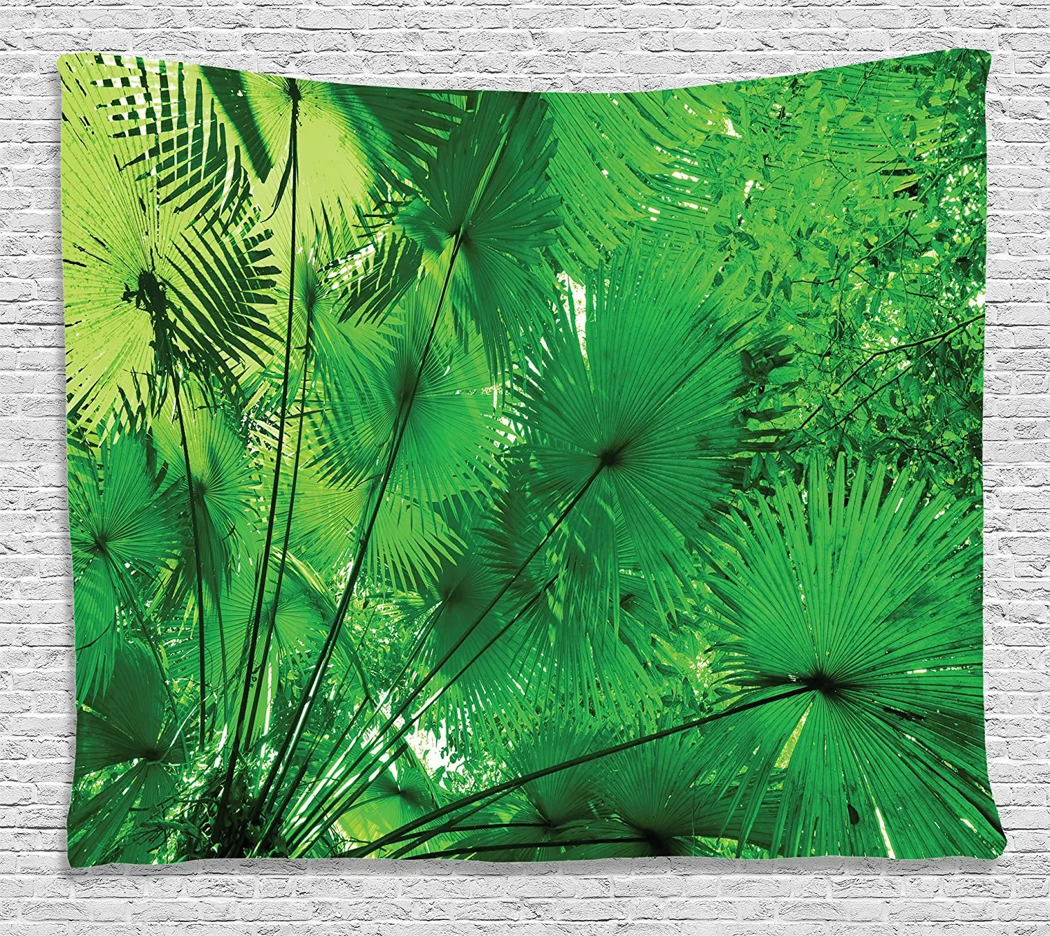 Rainforest Tapestry Wall Hanging for Classroom Plants in Tropical ...