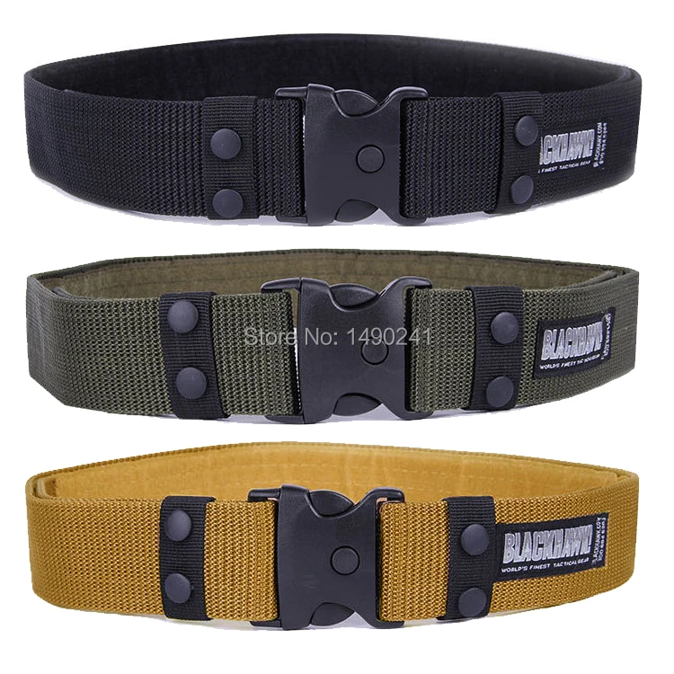 CQB Adjustable Mens Army Military Tactical Belt Blackhawk Outdoor Heavy ...
