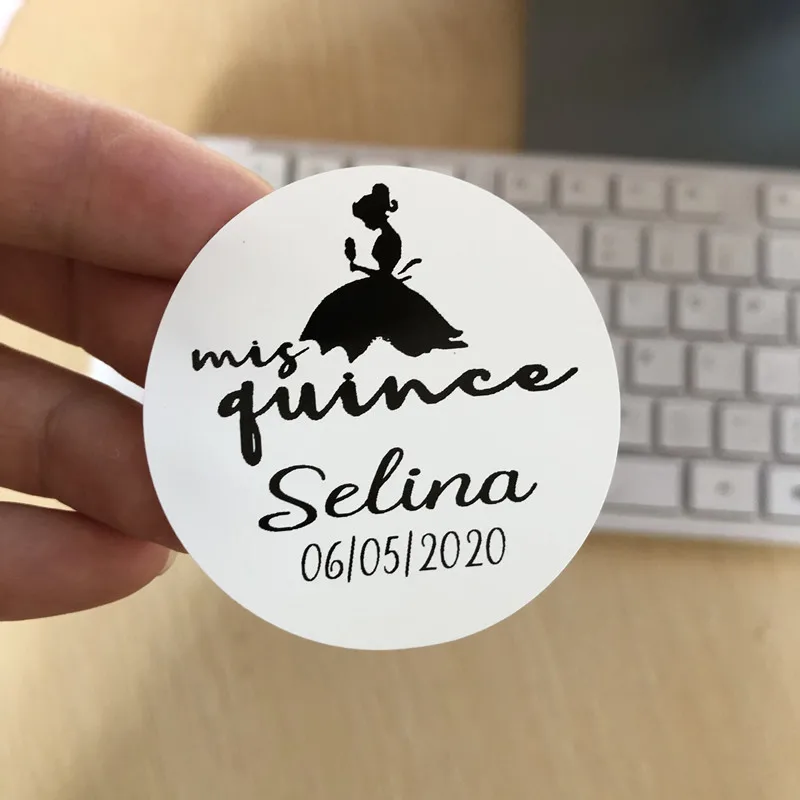 Mis Quince Quinceanera Stickers Labels Envelope Seals For Favors ...