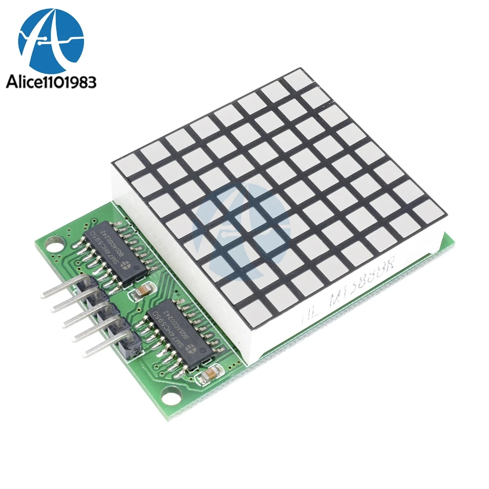 8x8-8-8-8-x-8-square-matrix-red-led-display-dot-74hc595-drive-driver