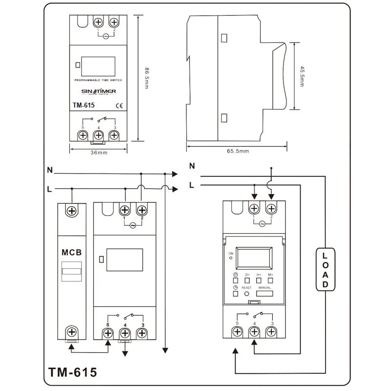 INSTALAR UN CONECTOR A UN TIMER SINOTIMER MODELO TM 616-2 - YoReparo