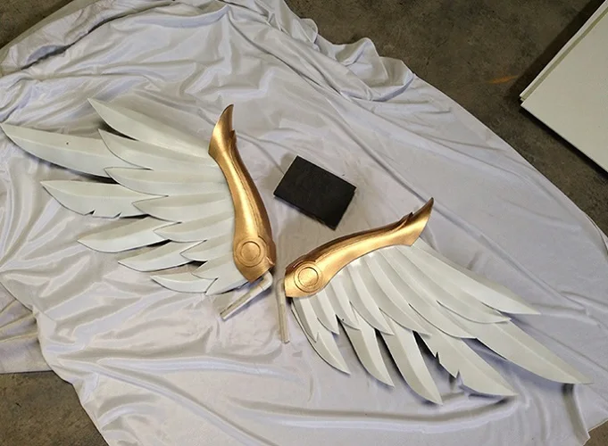 Overwatch Angela Ziegler Mercy Skin Winged Victory Wings Cosplay ...