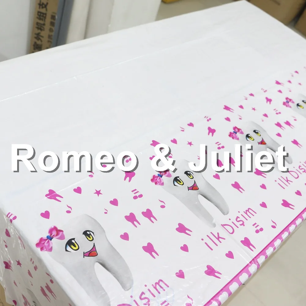 A little girl first tooth cartoon Plastic Table Cover Cloth for Kids ...