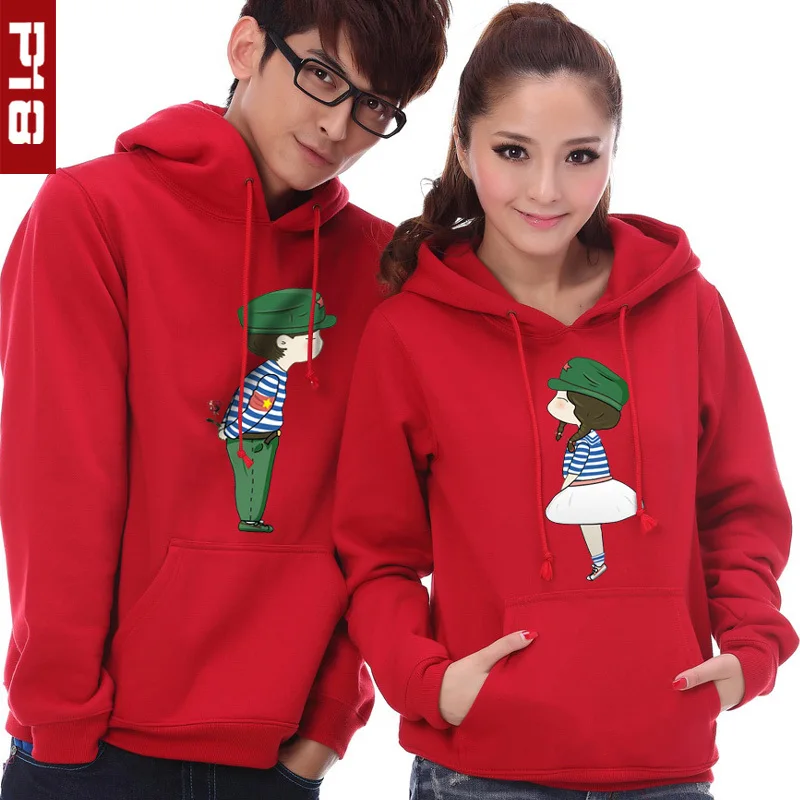Lovers autumn men's clothing the trend of women lovers sweatshirt ...