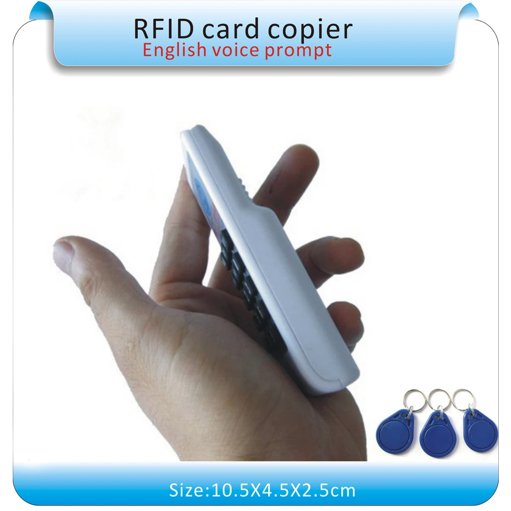 Updated version English voice prompt 125KHz -13.56MHZ Handheld RFID ...