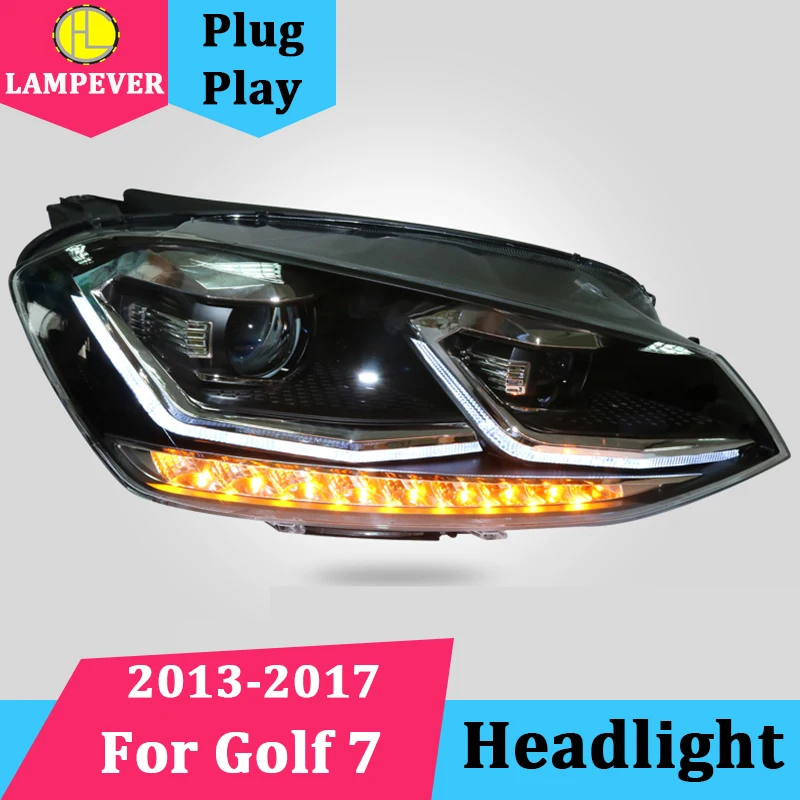 Headlights-For-VW-Golf-7-GTI-MK7-Headlight-2013-2017-golf7-Headlamp ...