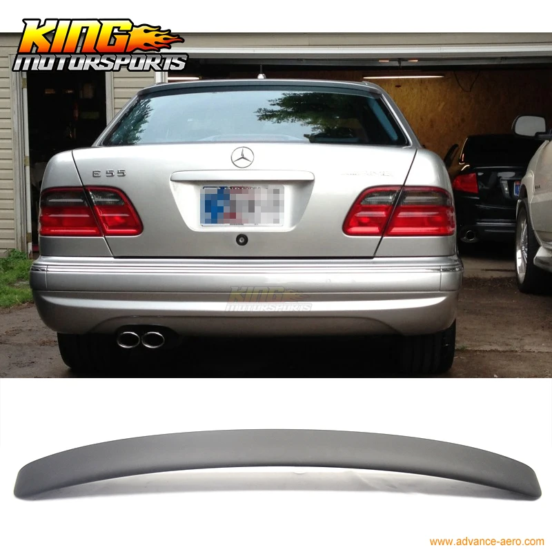 For 1996 2002 Mercedes Benz W210 E Class Rear Roof Spoiler Wing Painted ...