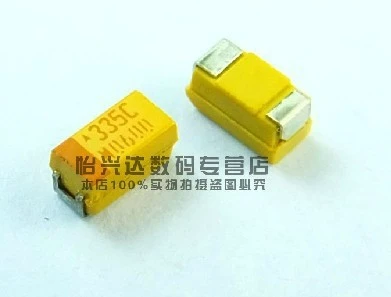 Free Shipping SMD polymer tantalum capacitor 3.3UF 335 16V 335C 3.3 ...
