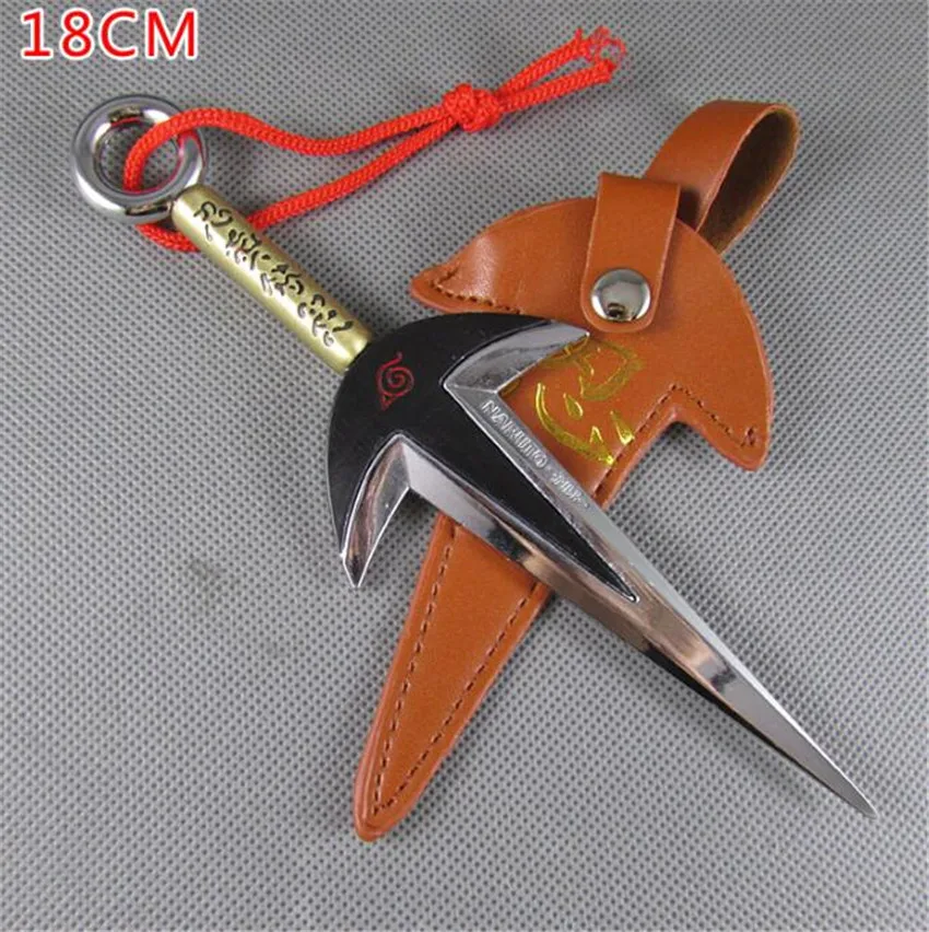 Naruto Fourth Hokage Yondaime Namikaze Minato Kunai With Leather Case ...