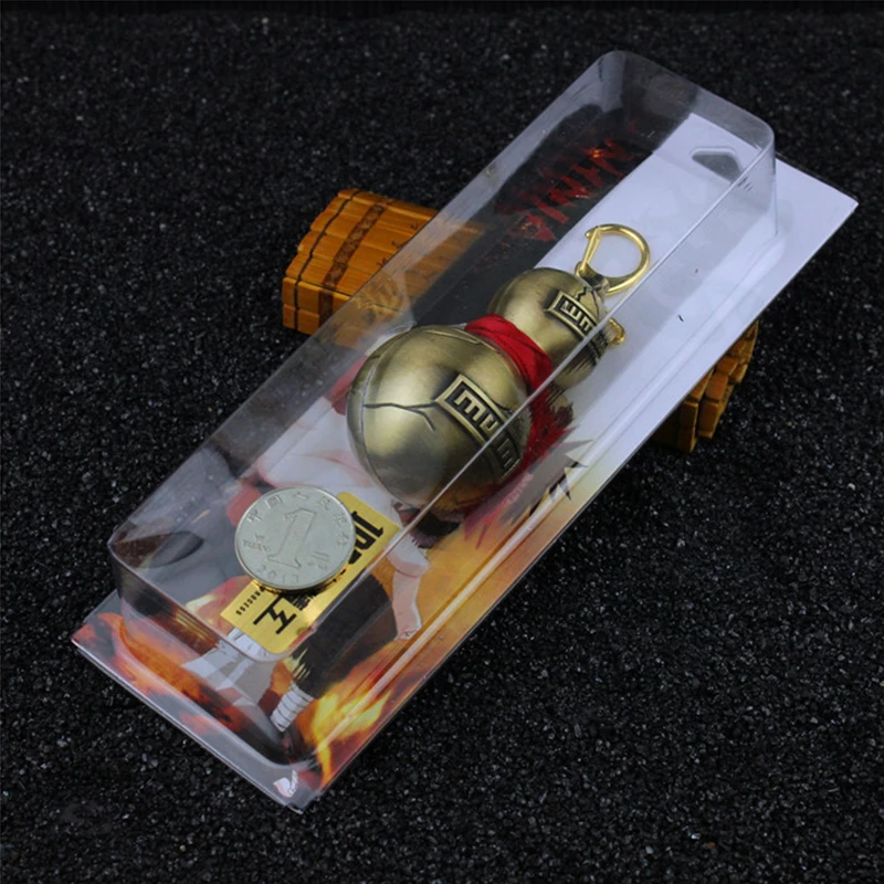 Anime Naruto Gaara Cosplay Weapons Props Gourd Keychain Ornaments ...