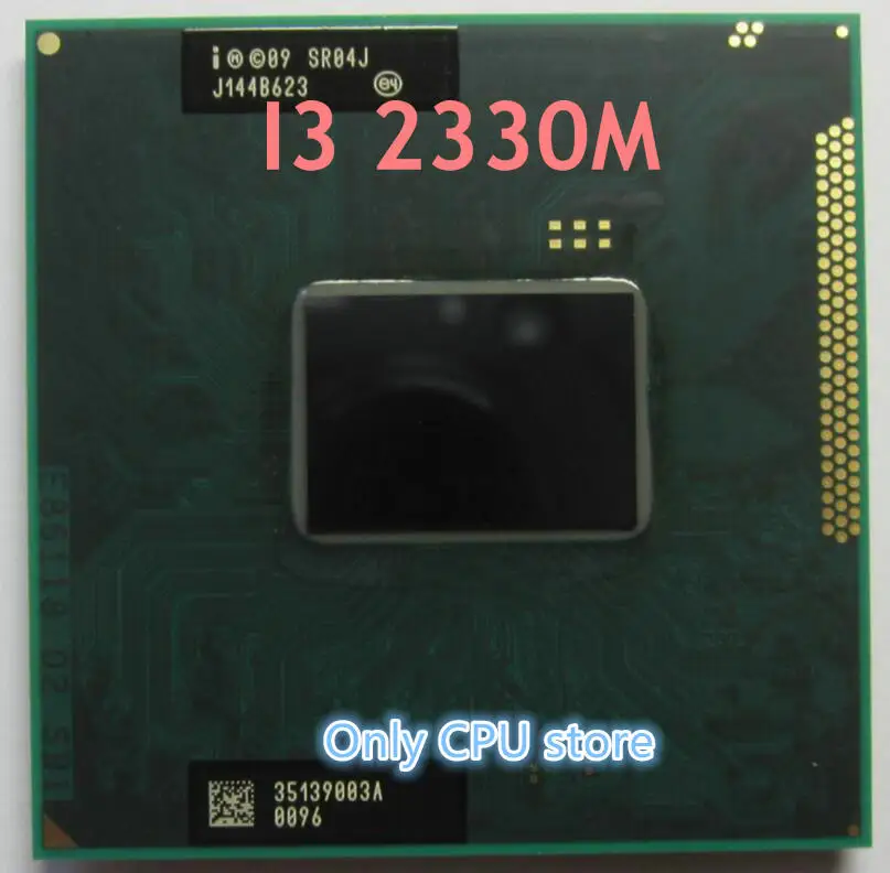 ラップトップcpu i3 2330M,3mキャッシュ,2.2ghz,i3 2330m,sr04j,pga988,tdp 35w,hm65 ...