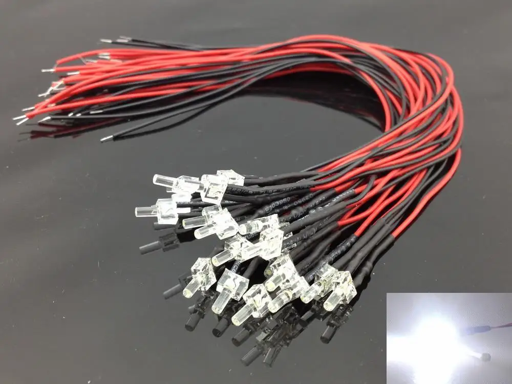 L1220W Pre Wired 2mm Bright White Led Lamp Light Set 12V ~ 18V NEW-in ...