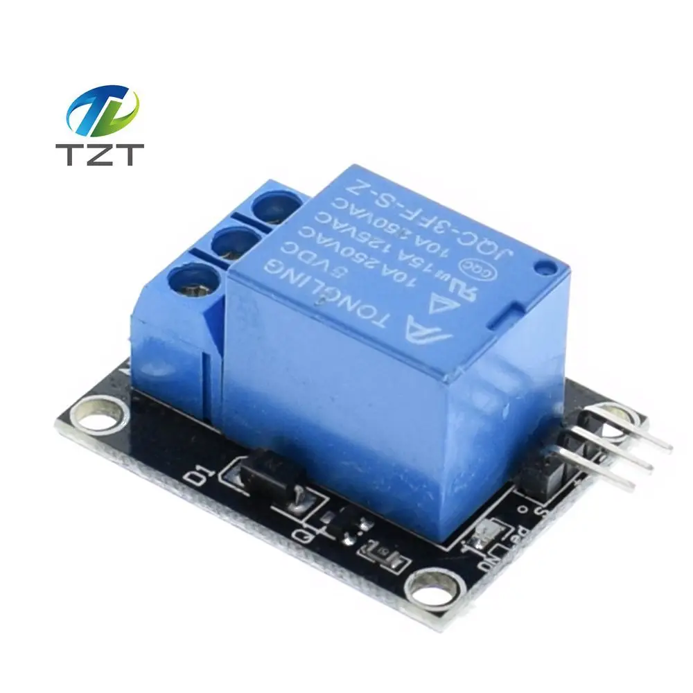 10pcs KY 019 5V One 1 Channel Relay Module Board Shield For PIC AVR DSP ...