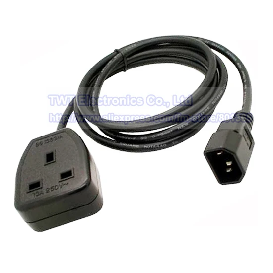 Aliexpress.com : Buy UPS Power Adaptor Cord , IEC320 C14 Male Plug to ...