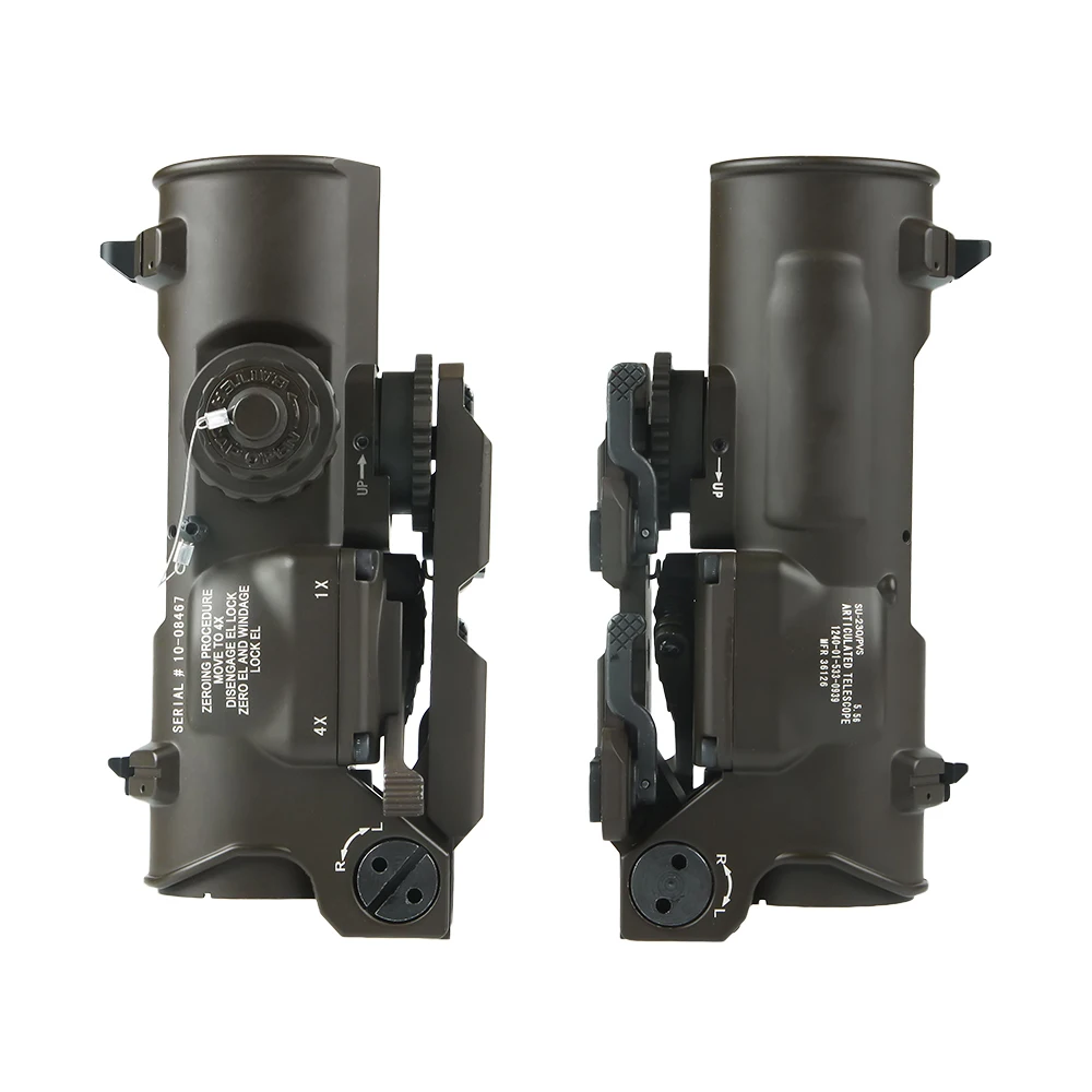 Tactical 1x-4x Optical Rifle Scope collimator Fixed Dual Purpose Scope ...