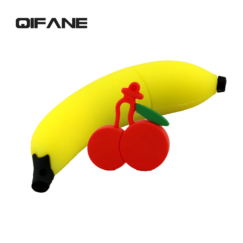 QIFANE Creative Cartoon Banana U Disk 64GB memory stick 16GB high speed ...
