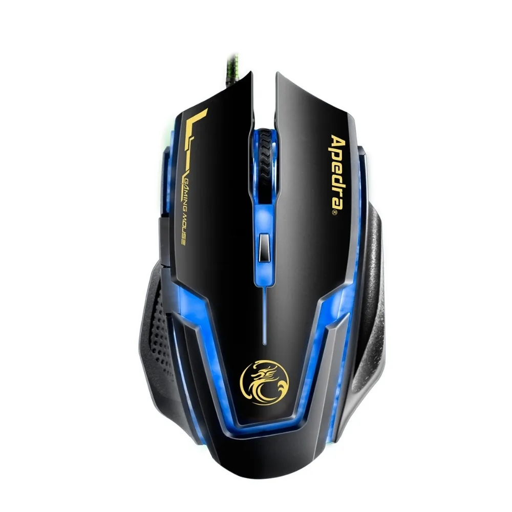 Professional USB Optical Wired Gaming Mouse With LED Flash High Quality ...