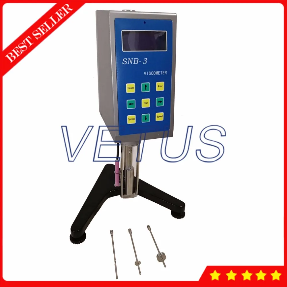 SNB 3 Stepless Gear Regulation Digital Rotating Viscometer with RTD ...
