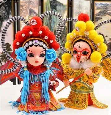 The traditional China Jingpu Beijing Juan opera doll ornaments gifts ...