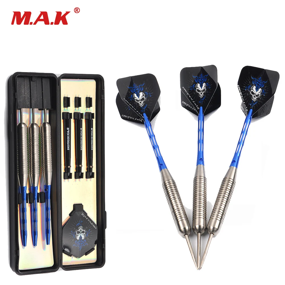 28g 3pcs Stainless Stell Tip And Marked Aluminum Shaft Darts With Black ...