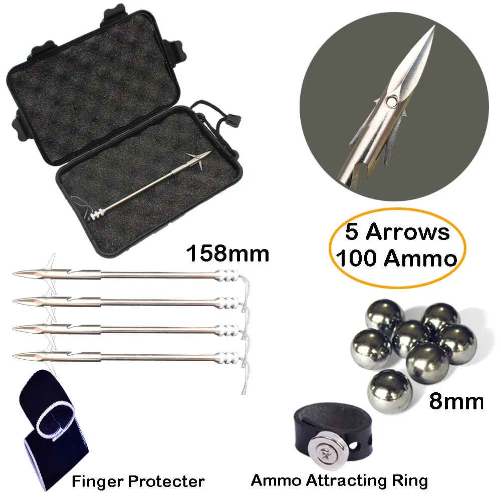 Smart Kingfisher Pack of 5 Fishing Arrow for Slingshot Speargun Bow ...