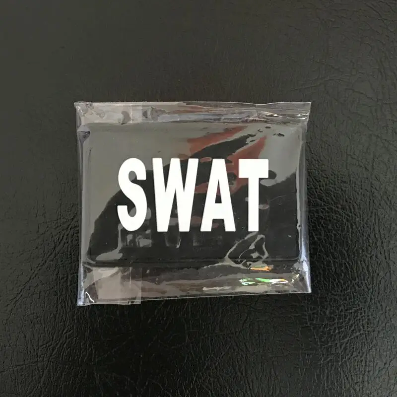 10pcs SWAT PVC Patch Military Combat 3D Tactical Emblem Hook And Loop ...