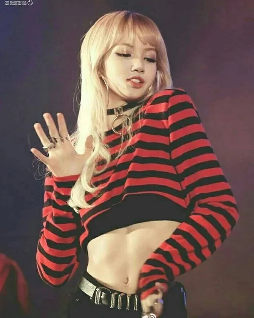 Blackpink Trendy Lisa Crop Top | KpopHeart