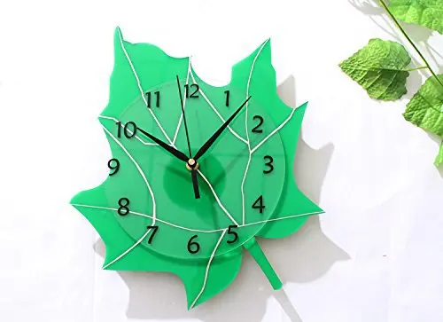 Nature Maple Leaf Creative Wall Clocks - Wall Clocks - AliExpress