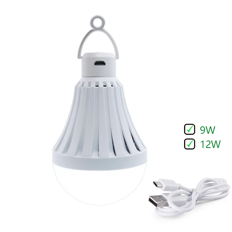 Outdoor 9W12W LED Tent Smart Emergency Bulb Night Lights Intelligent ...