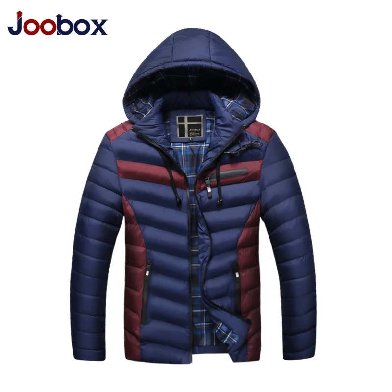 JOOBOX 남성 겨울 재킷 따뜻한 캐주얼 재킷 코트 2017 패션 두꺼운 슬림 겨울 재킷 남성 다운 파카 험 브레 ...