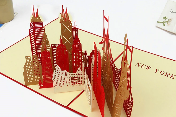 Wholesale Handmade Pop Up New York City 3D Cards|3d card|cards 3dpop ...