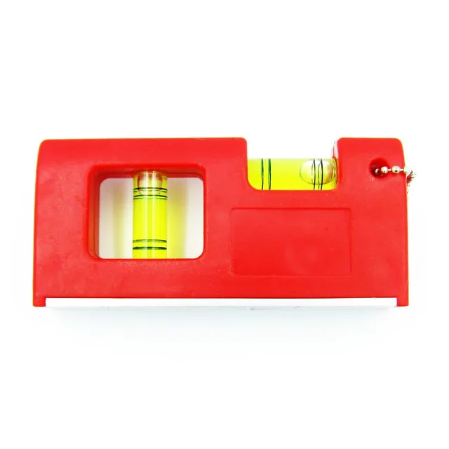 HACCURY Plastic T-type Level Bubble Triangular Red Black Orange Color ...