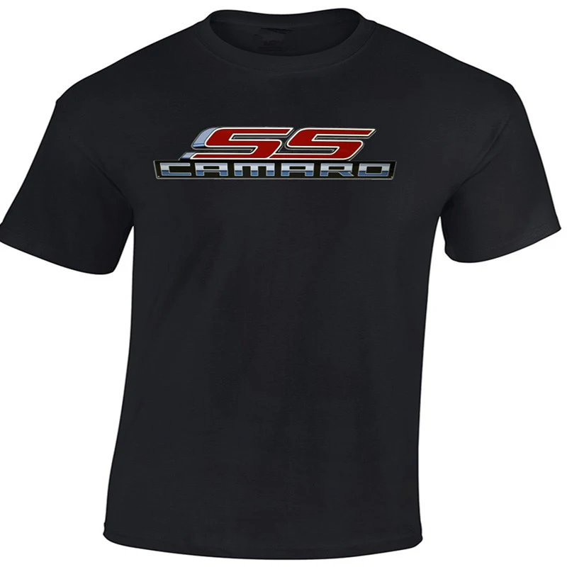 Men's Fashion Casual T shirts Camaro SS Logo Shirts Chevrolet Chevy 100 ...