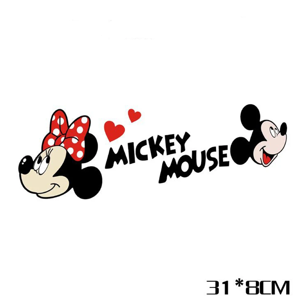 Etie Cute Cartoon Mickey Mouse Minnie Car Stickers and Decal Car ...