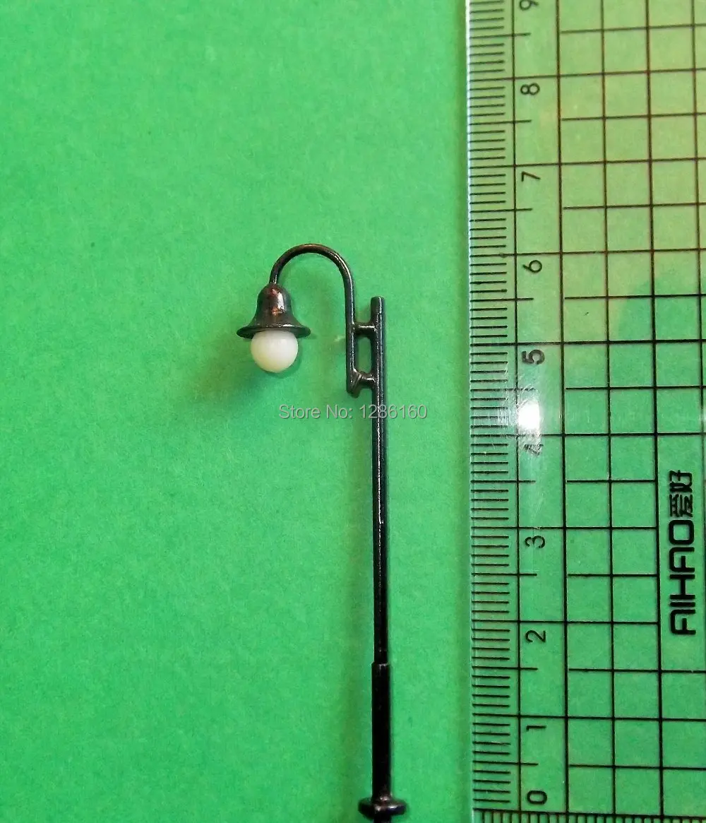 Y25-4-N-HO-10pcs-Scale-Model-Train-Railway-Lights-Street-Garden-Lamps ...