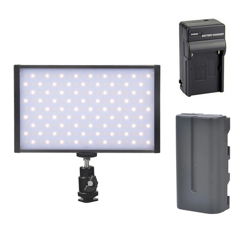 Led Bi-color Led Video Light Dual Color Temperature 3200k 5500k ...