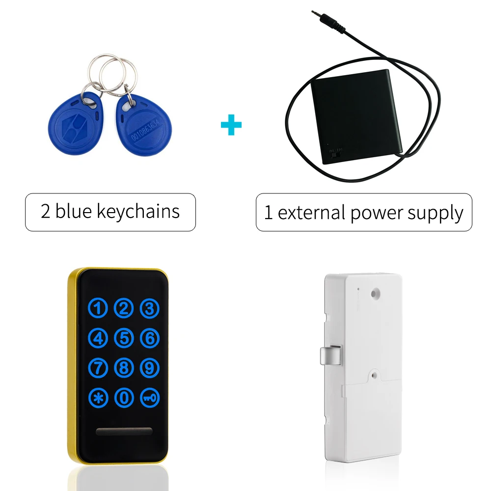 125khz Digital Electronic Keypad Cabinet Locks for lockers keyless gym ...