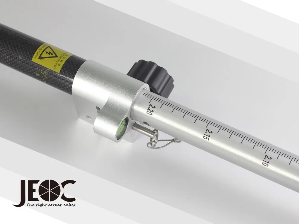 JEOC Universal Telescopic Carbon Fiber RTK/GPS Pole for Trimble Topcon ...