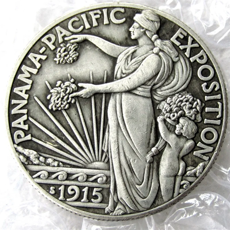 1915 S Panama Pacific Exposition Commemorative Half Dollar Copy Coins