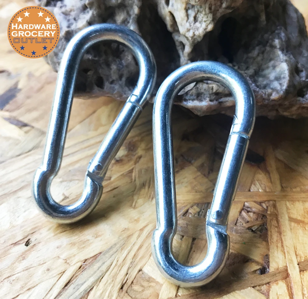 Stainless-Steel-Quick-Link-Carabiner-with-Threaded-Nut-Snap-Link-Chain ...