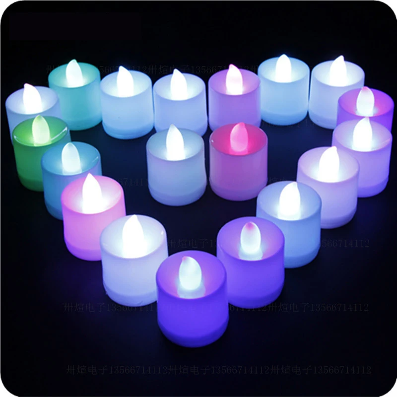 Electronic Candle Light Led Candle Lamp Creative Wedding Birthday ...