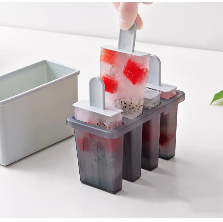 Forma de gelo caseiro para cozinha, verão, sorvete picolé, ferramentas ...