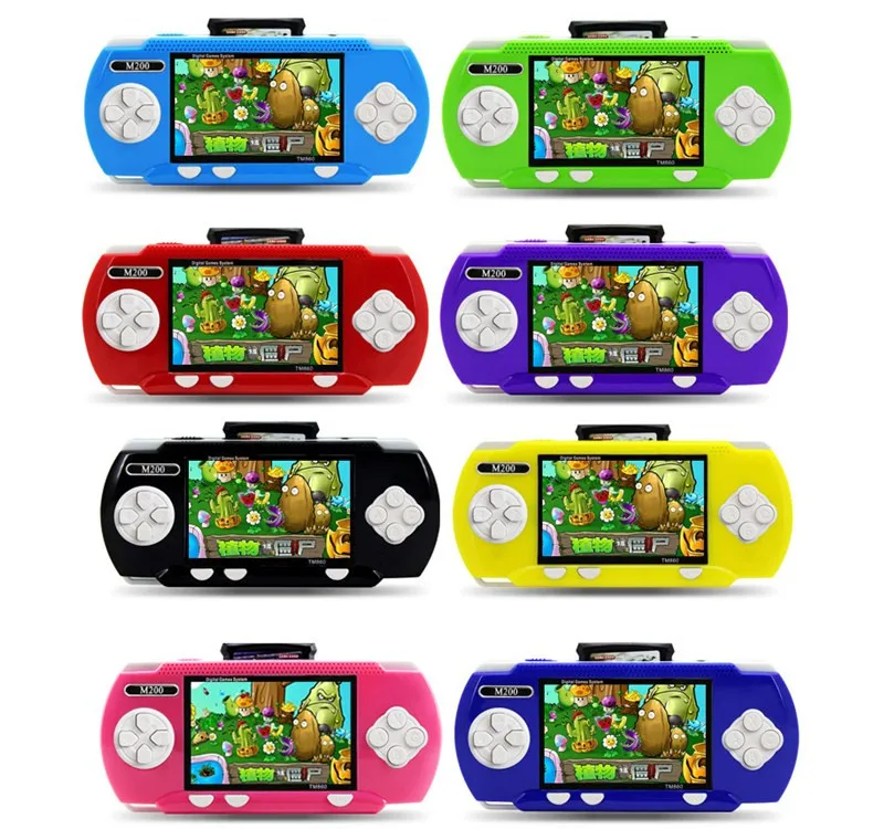 NEW 8colors 3.2"LCD Screen PVP Portable Game Player 8 Bit Handheld ...