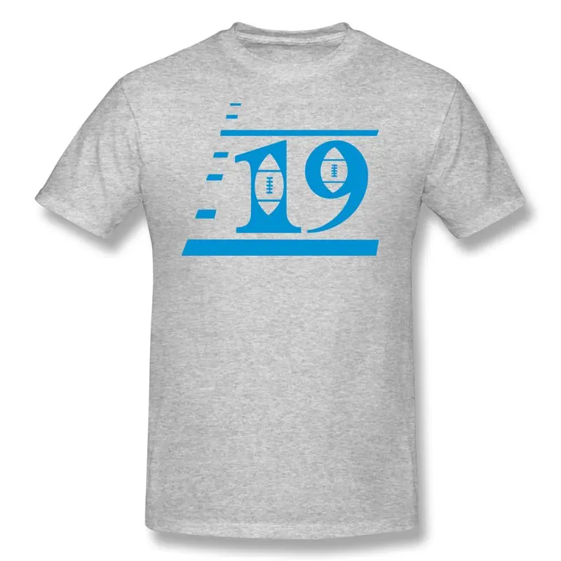 Gildan T Shirt Men Custom football Jerseys number 19 T Shirts Men ...