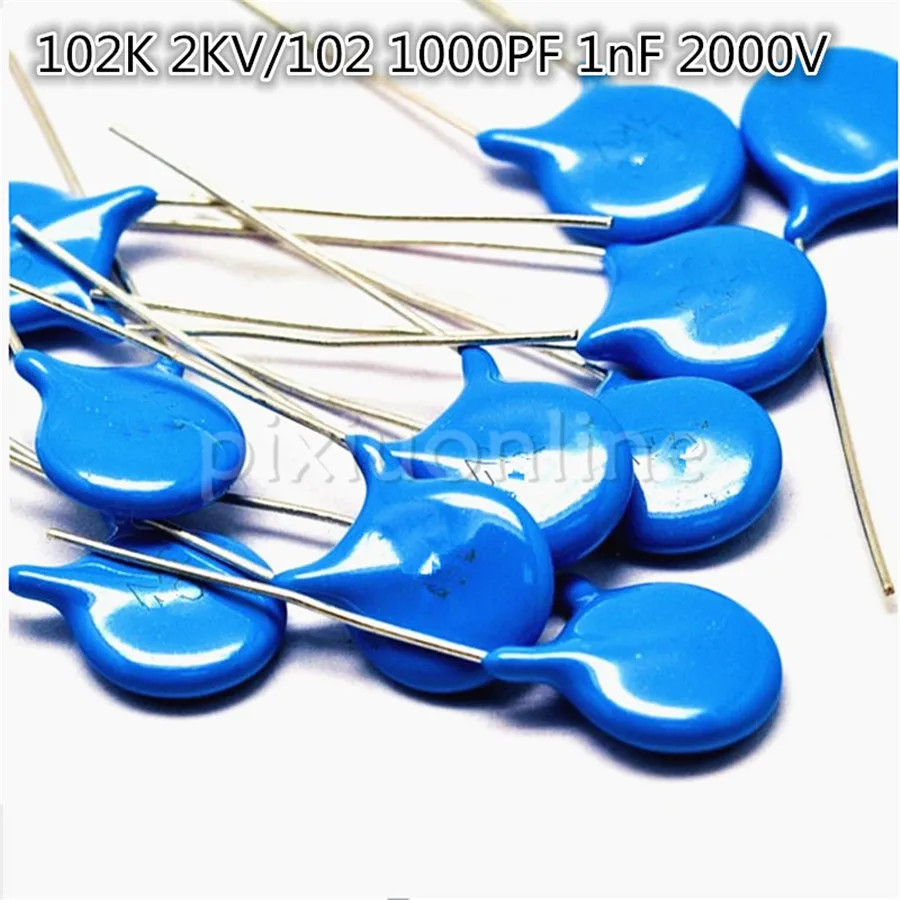 100pcs/pack DS617b 102K 2KV/102 1000PF 1nF 2000V SMD High Pressure ...