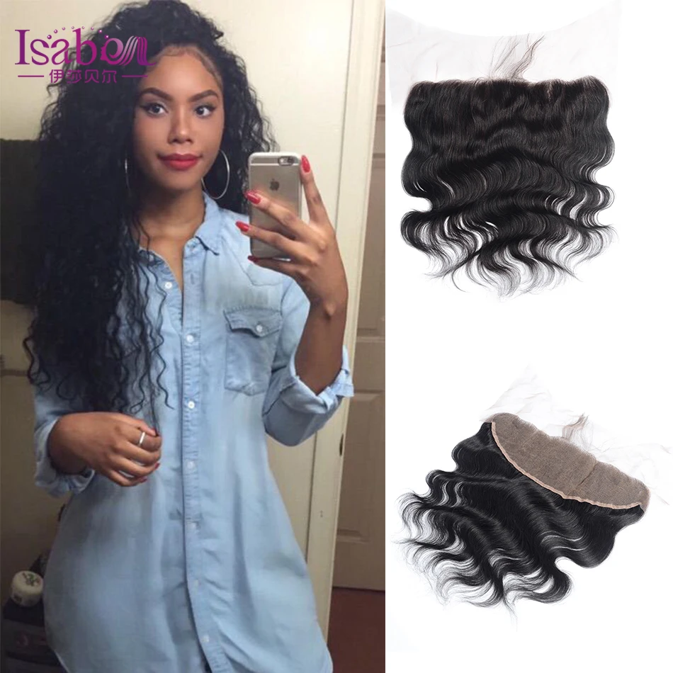 8a Virgin Hair Lace Frontal Closure 13x4 Body Wave Human Hair Full Lace