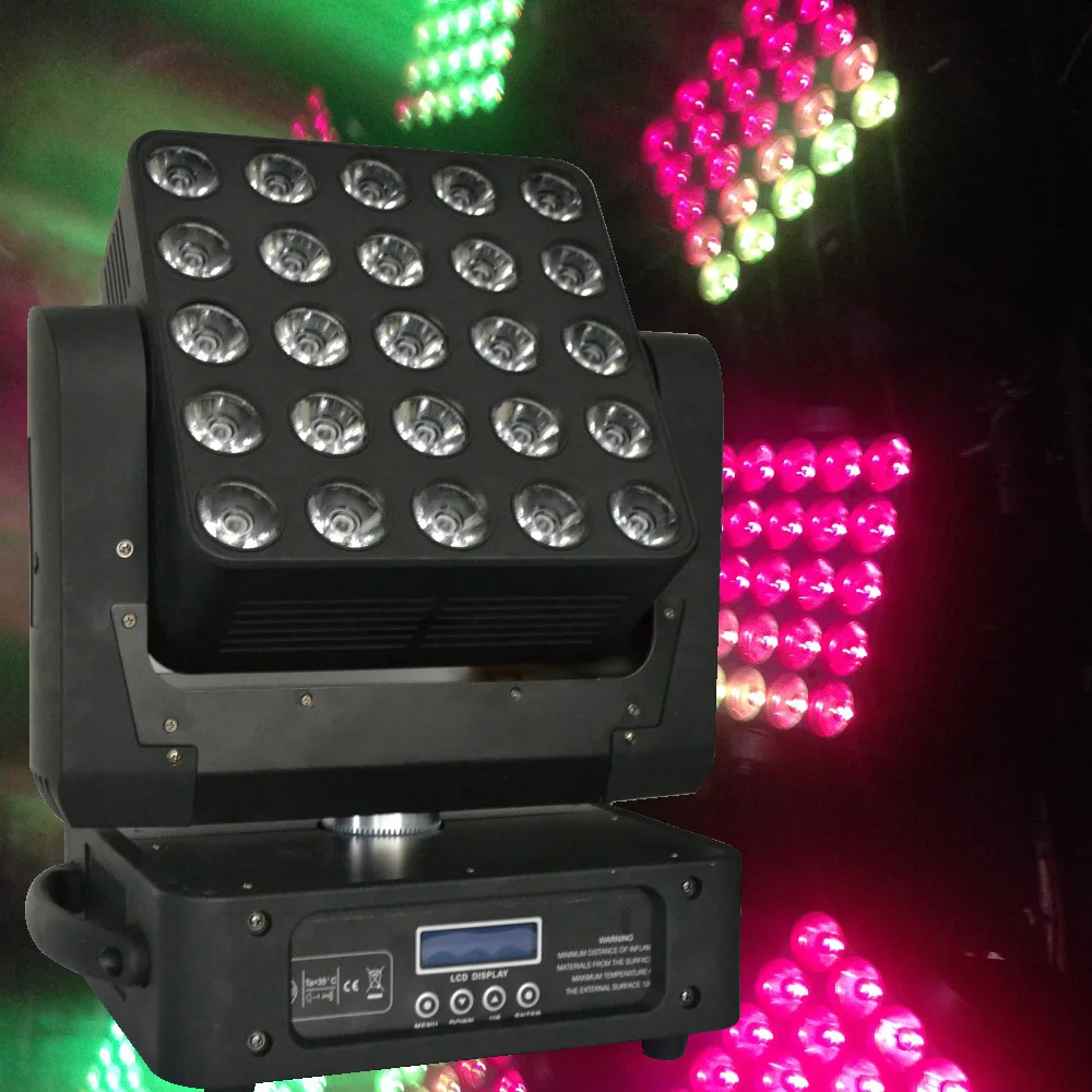 5x5 Led Matrix Moving Head Light Rgbw 25*12w Dmx Stage Light - Stage ...