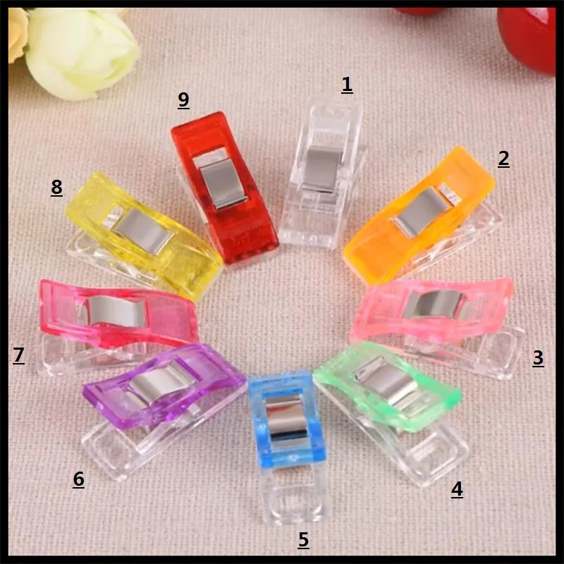 20pcs/lot Small Size 27mm Mini Plastic Clips For Photo Clips Clothespin ...