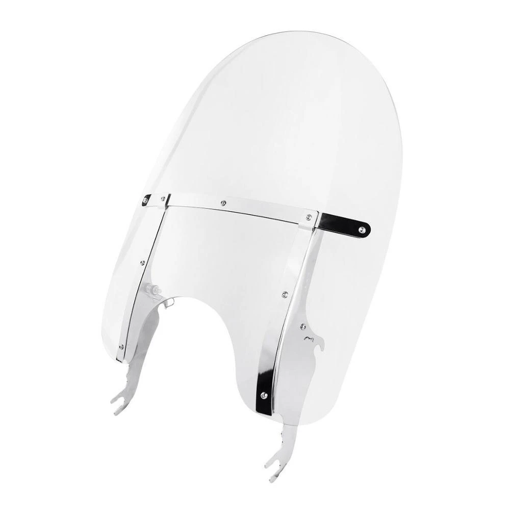 Motorcycle Clear Pc Windscreen Windshield Deflector For Harley Softail ...